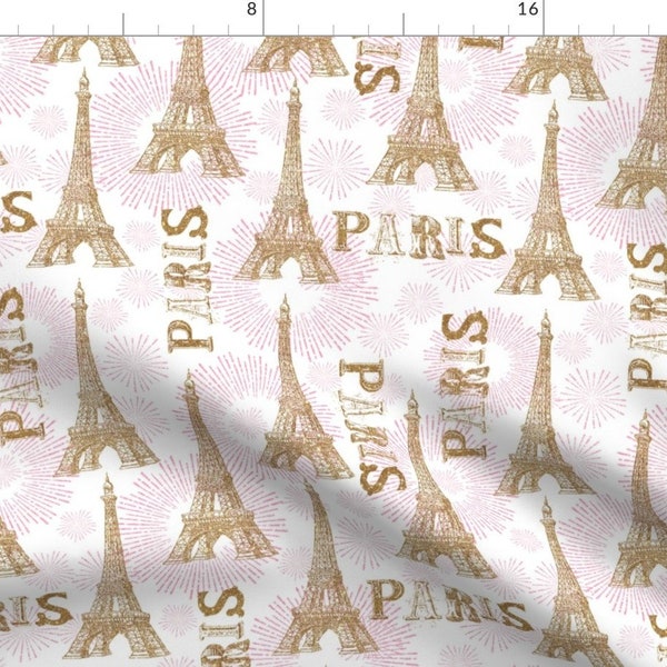 Eiffel Tower Fabric - Etsy