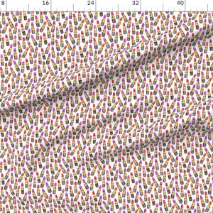 Lipstick Fabric - Lots of Lipsticks by Micklyn - Watercolor Lipstick ...