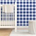 Gingham Wallpaper Blue White Gingham 2 by Peacoquettedesigns Blue ...