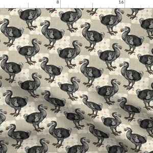 Dodo Fabric Dodo Doodle by Littlerhodydesign Floral Dodo Bird Home ...