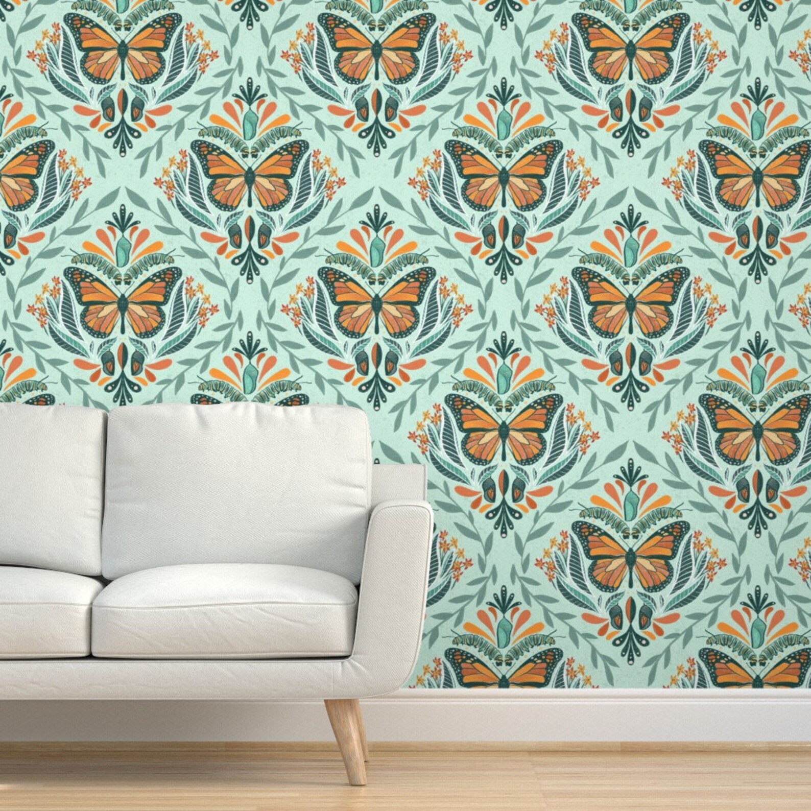 Butterfly Wallpaper Life of A Monarch by Ashleyinthestars - Etsy