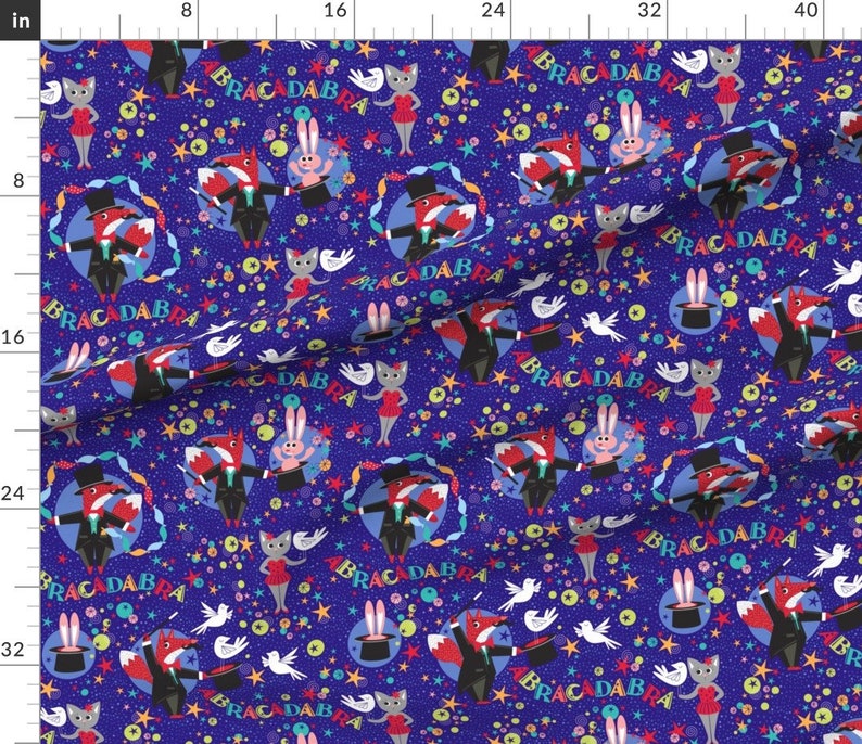 Magic Fabric Abracadabra by Cjldesigns Magic Magician - Etsy