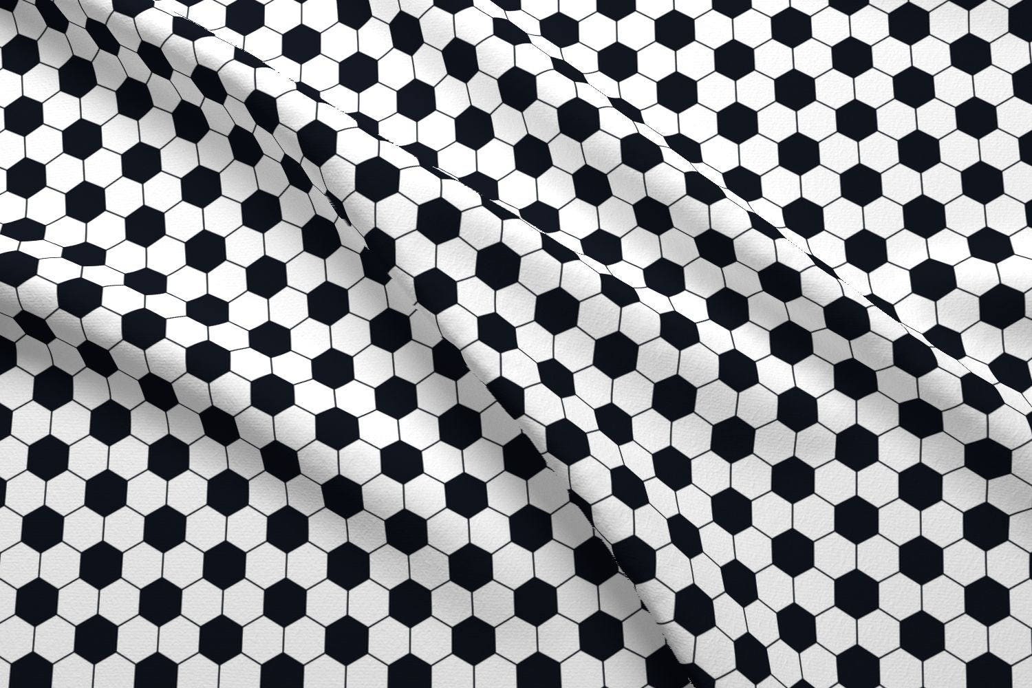 Soccer Ball Fabric Soccer Ball Pattern By Newmomdesigns | Etsy