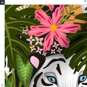 Tiger Clan Fabric Tiger Clan by Michaelzindell Endangered Species Tiger ...