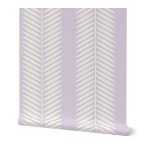 Leaves Wallpaper Laurel Leaf Custom Lilac by Danika Herrick - Etsy
