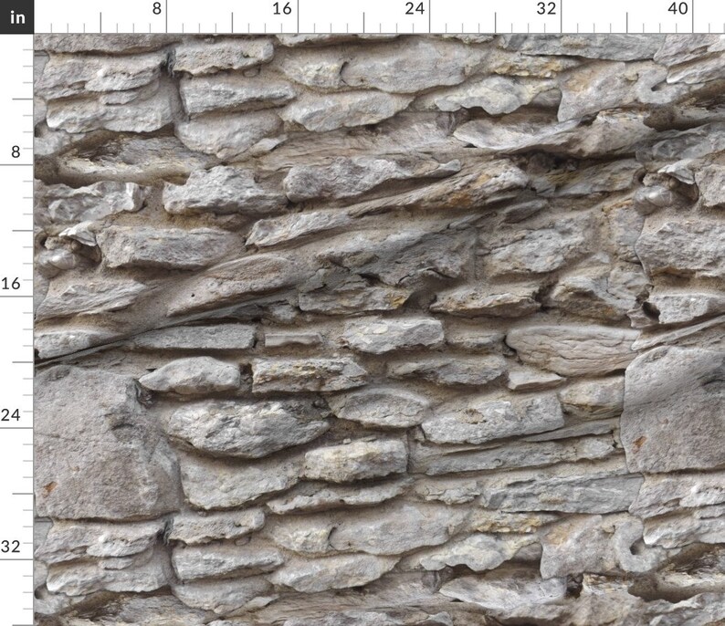 Stone Fabric Stone Walled by Peacoquettedesigns Faux Stone - Etsy