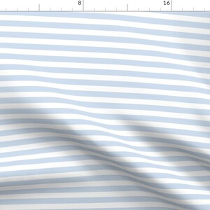 Light Blue Stripe Fabric Clearwater Stripe in Pale Blueberry - Etsy