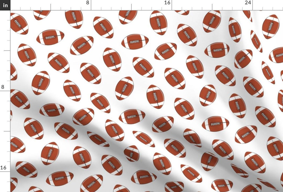 Football Frenzy Fabric - College Football by Littlearrowdesign ...