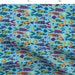 Aquatic Animals Fabric One Fish, Two Fish, Lots of Fish by Hollybender ...
