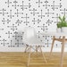 Atomic Wallpaper Lines and Dots by Modernfox Atomic Science Stars ...