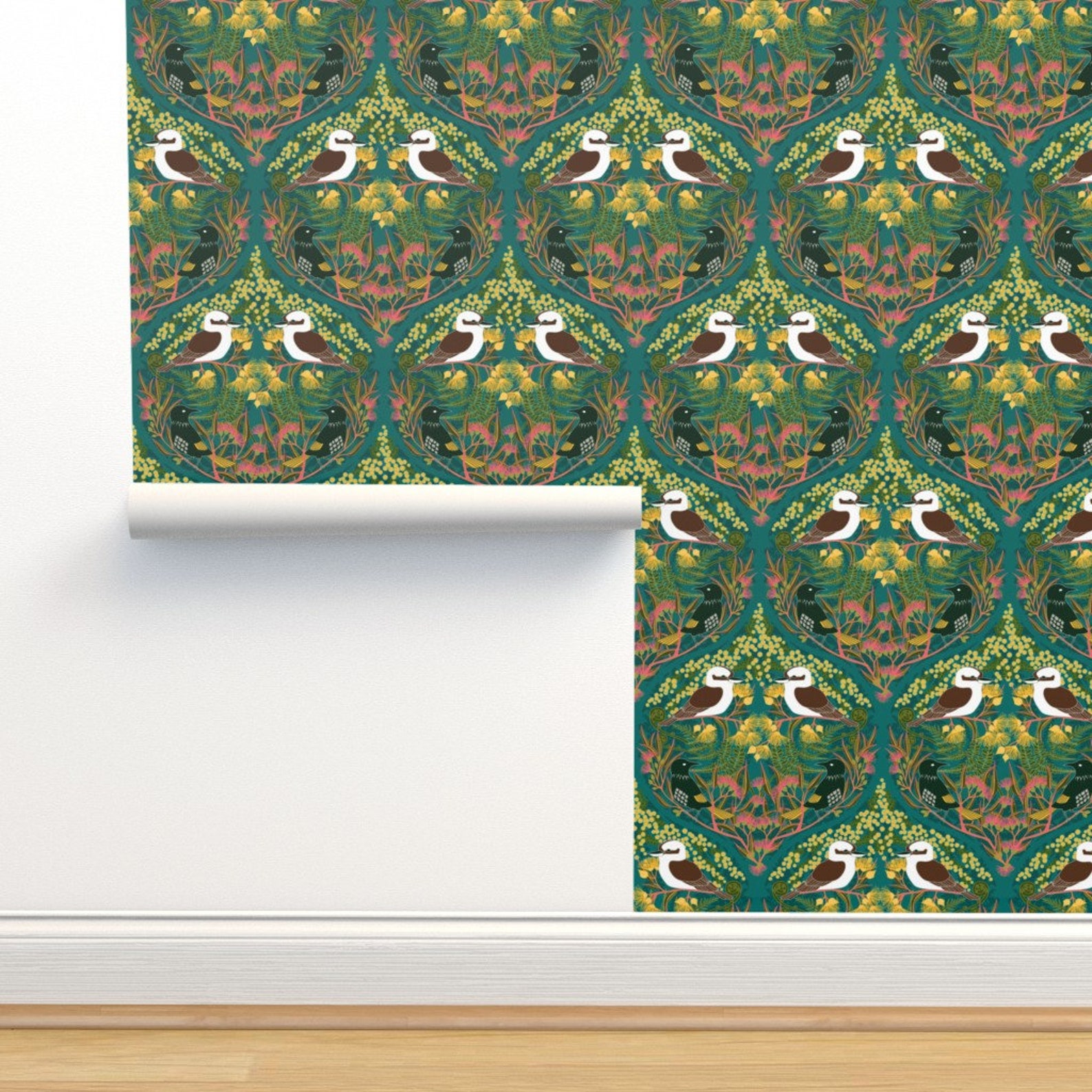 Moroccan Bird Wallpaper Royal National Park Sydney by - Etsy