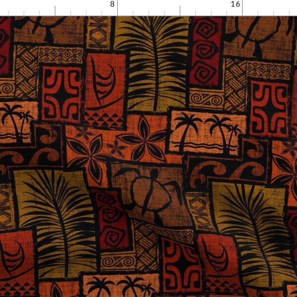 Polynesian Fabric - Etsy