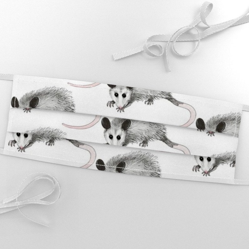 Possum Fabric Possum by Rachel Wilson Possum Woodland - Etsy