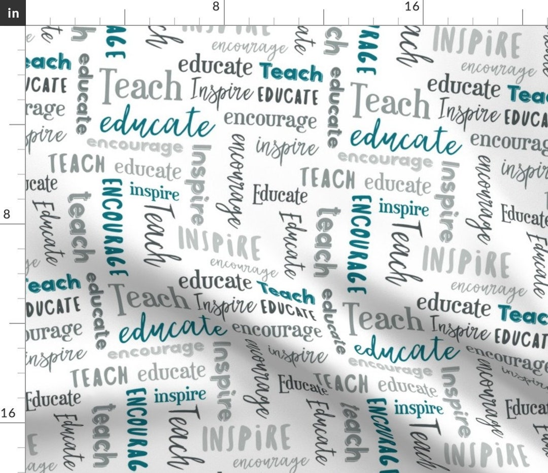 Teal Fabric Educational Inspiration by Jennifer_todd School College ...