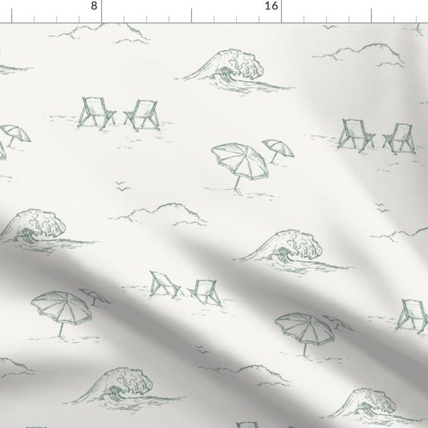 Coastal Fabric - Etsy