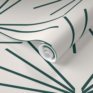 Tile Geo Wallpaper Sun Tile Marine by Holli Zollinger Navy - Etsy