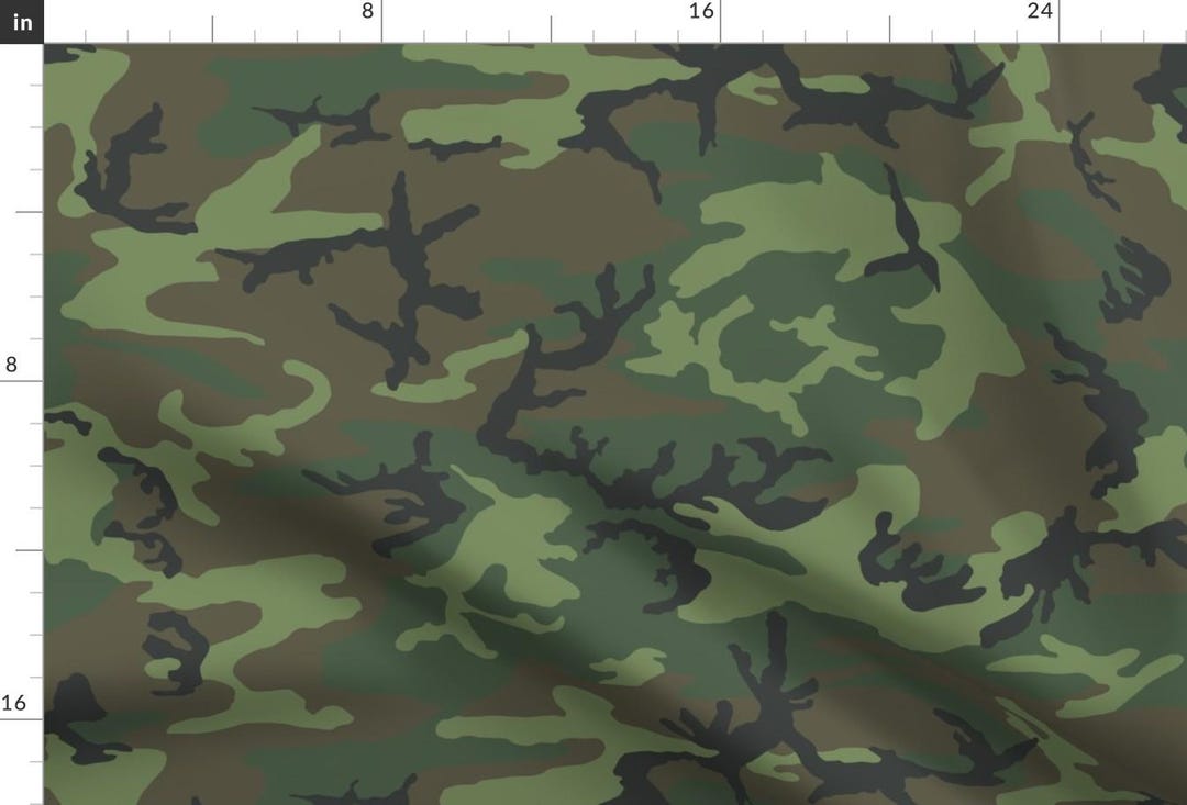 Camo Fabric Lime Color Camo by Ricraynor ERDL Camouflage Camping ...