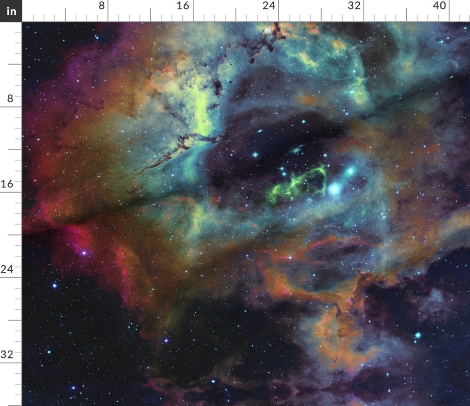 Rosetta Nebula Galaxy Fabric the Rosette Nebula edited by Azizakadyri ...