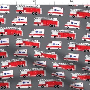 First Responders Fabric large Scale First Responders Vehicles by ...