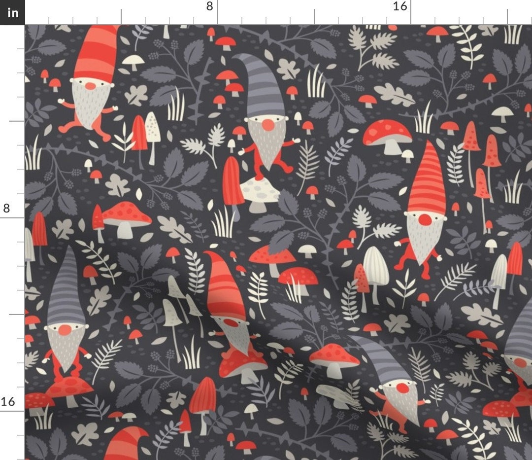Gnome Fabric Nordic Gnomes // by Petite Circus Gnomes - Etsy