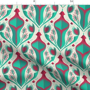 Pitcher Plant Fabric Carnivorous Plants by Caleb Luke Lin Vintage ...