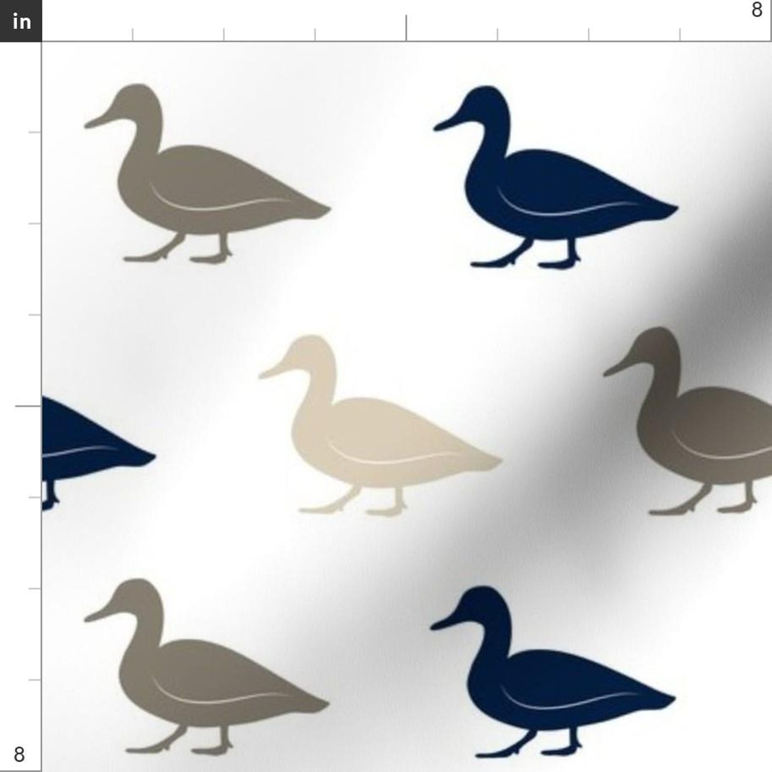 Duck Fabric - Multi Duck || Rustic Woods by Littlearrowdesign - Ducks ...