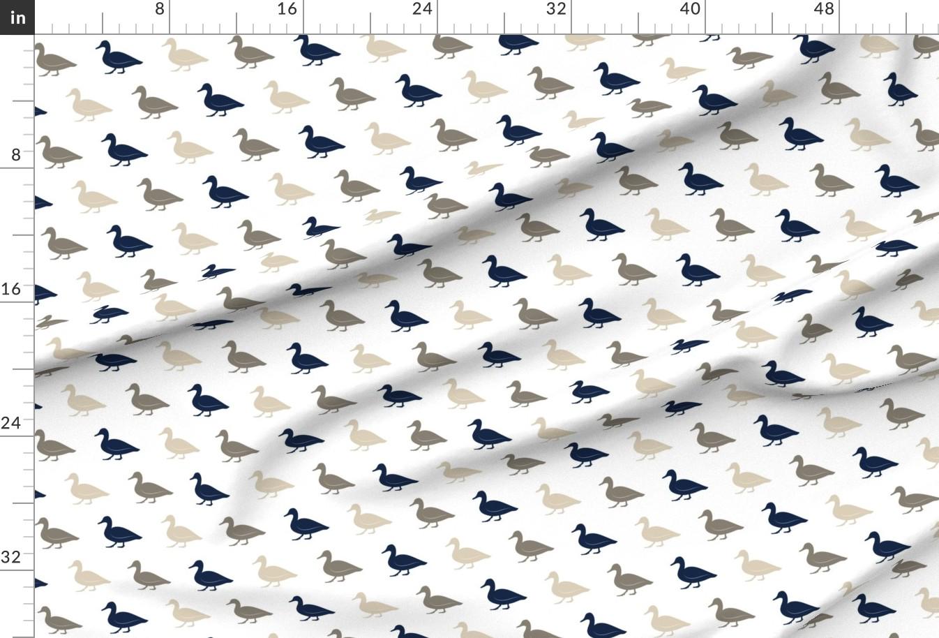 Duck Fabric - Multi Duck || Rustic Woods by Littlearrowdesign - Ducks ...