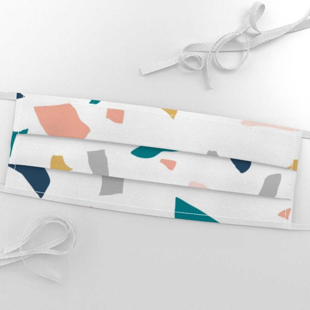 Emmbee-Design Abstract Colorblock Fabric Neutral Terrazzo By | Etsy