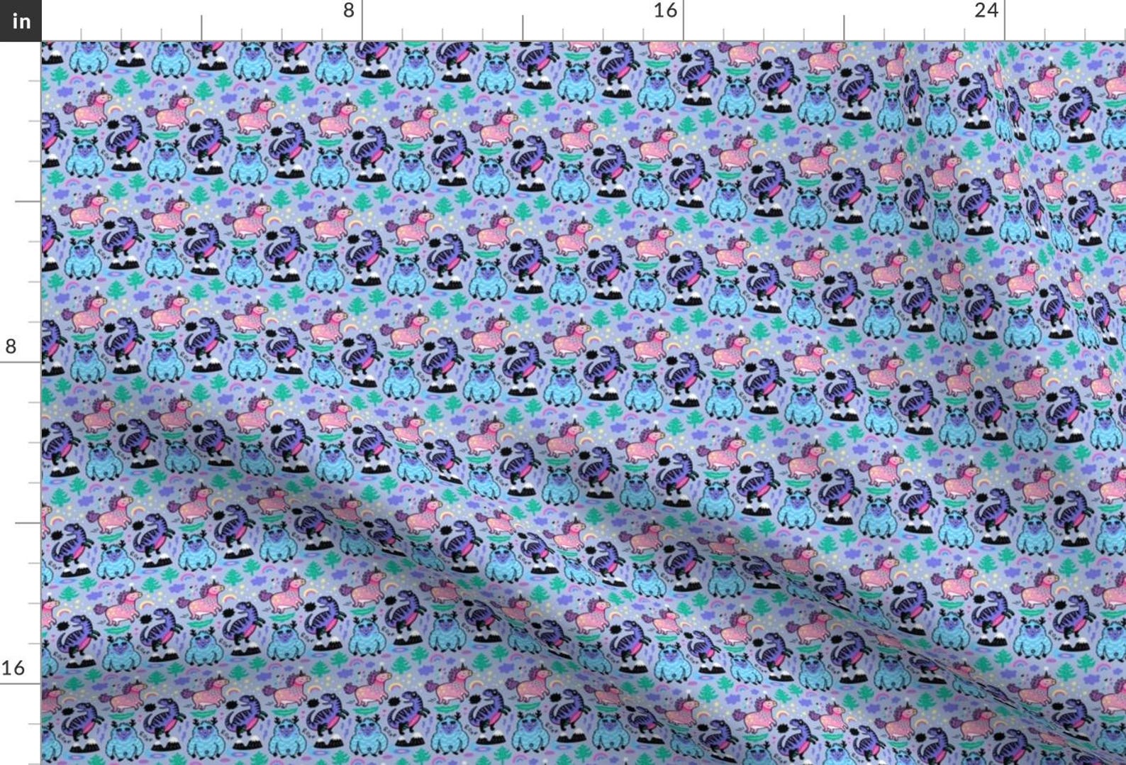 Magical Fabric - Magical Wishes by Penguinhouse Cryptid Myths Yeti ...