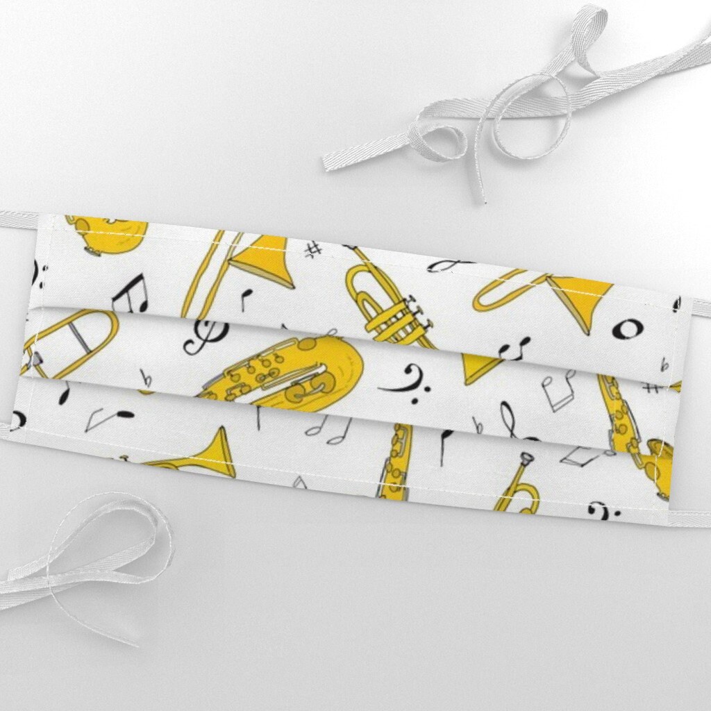 Brass Instrument Fabric Instruments by Lprspr Jazz Music | Etsy