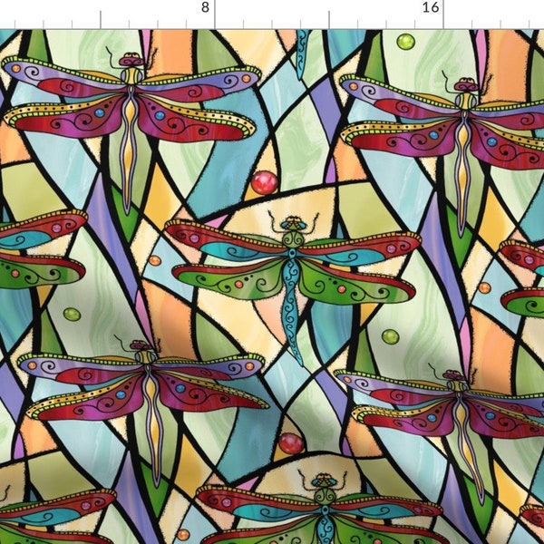 Dragonfly Fabric - Etsy