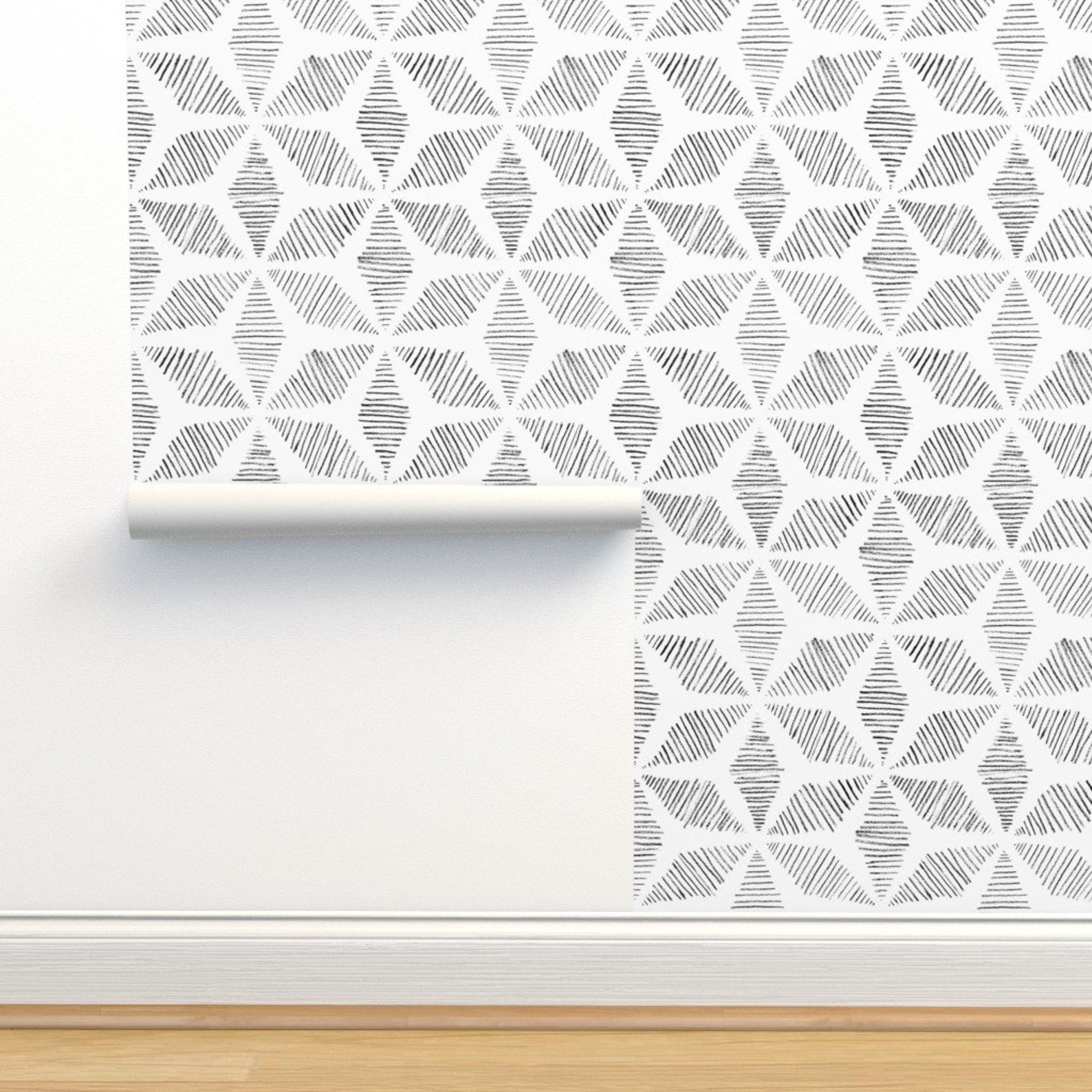 Star Wallpaper Striped Star by Crumpetsandcrabsticks Star - Etsy