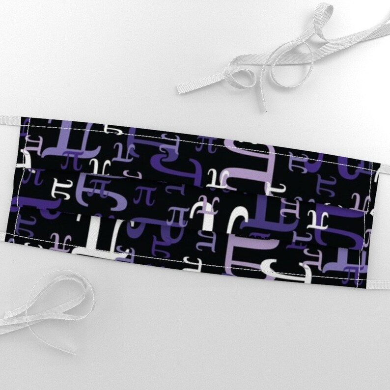 Pi Day Fabric Pieces of Pi purple by Robyriker Pi Day | Etsy