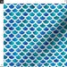 Mermaid Fabric Mermaid Scales in Blue and Green by Elena - Etsy