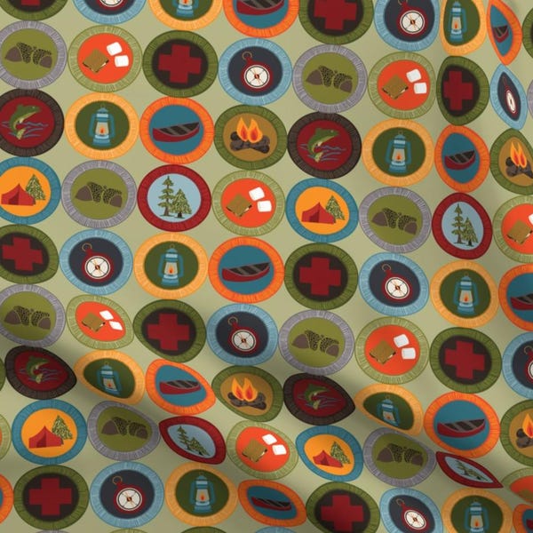 Boy Scout Fabric - Etsy