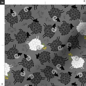 Gray Sheep Fabric Black Sheep Spring Fling by Robinpickens Gender ...