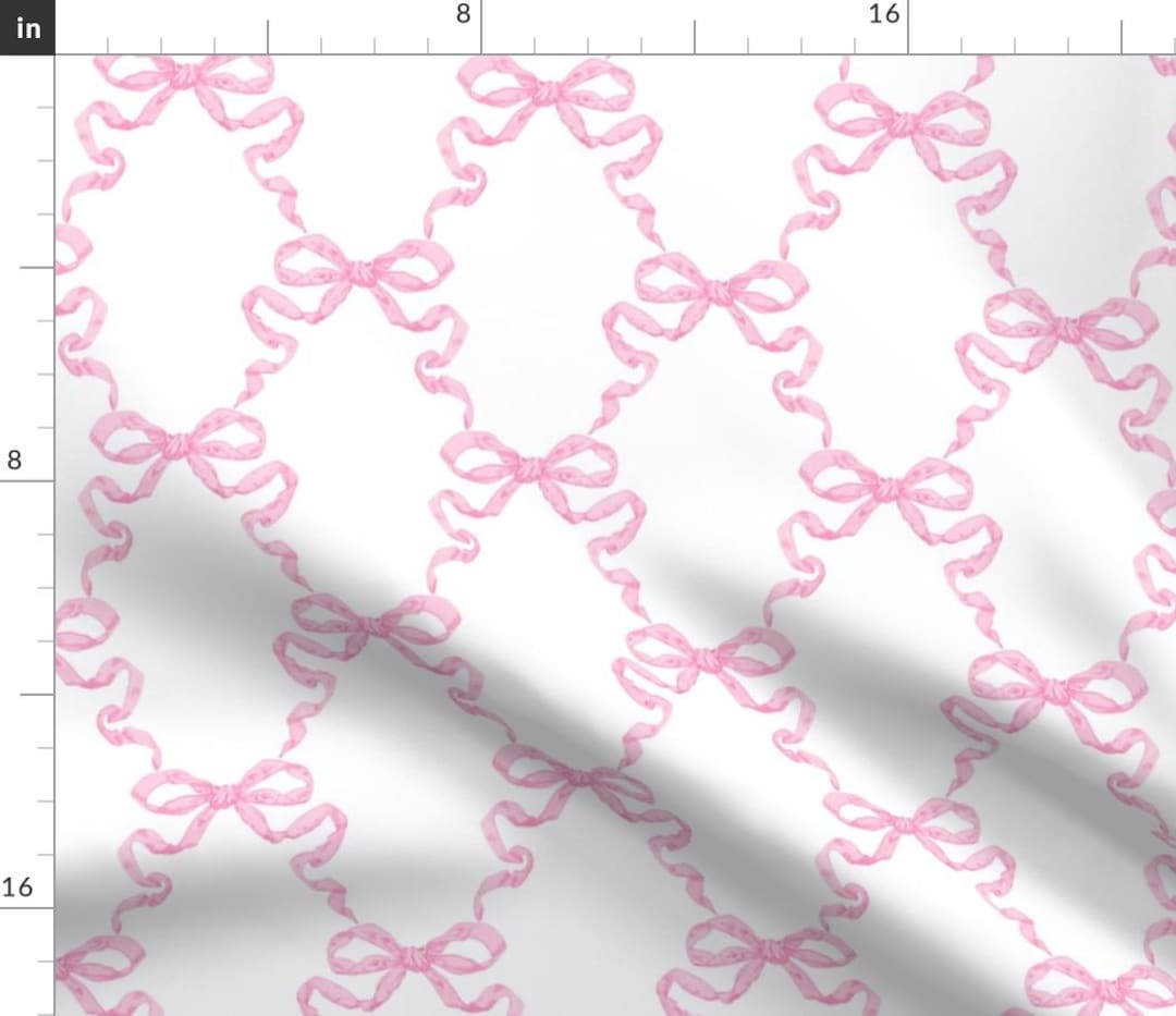 Pink Fabric Ribbon Trellis by Danika_herrick Ribbon Lattice White ...
