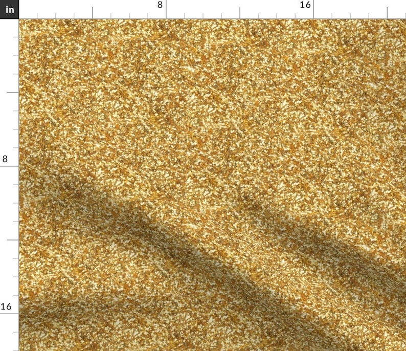 Faux Gold Glitter Fabric Gold Glitter by Willowlanetextiles - Etsy