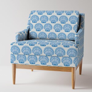 Summer Seashells Upholstery Fabric- Clams by Vivdesign - Coastal Beach ...