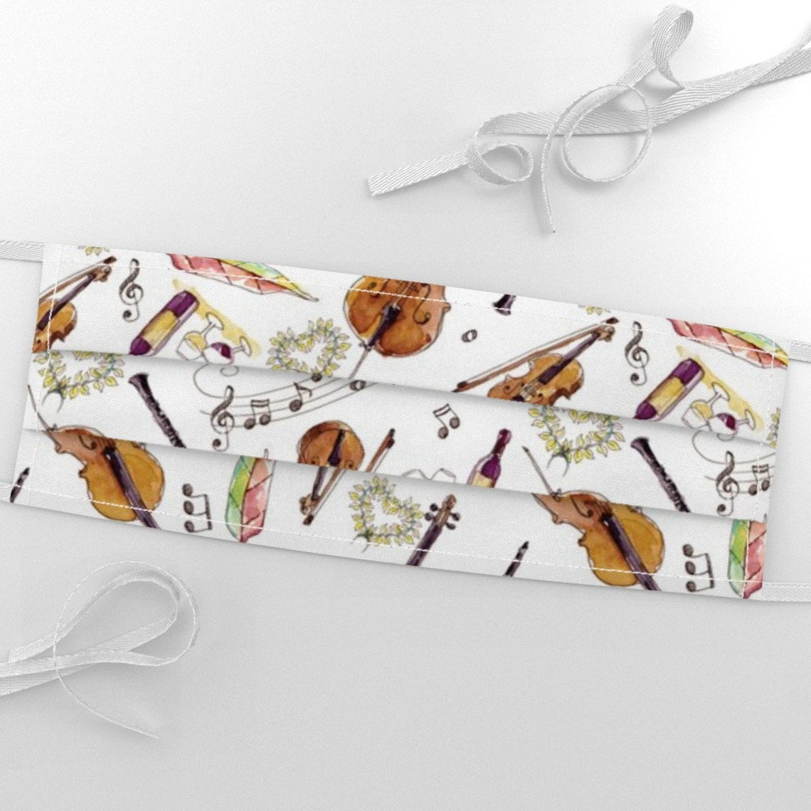 Musical Date Night Fabric Musical Arrangement Strings by | Etsy