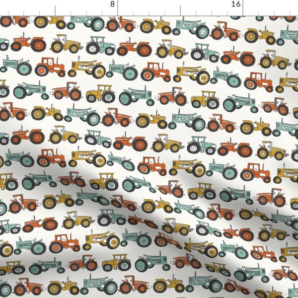 Tractor Fabric - Etsy