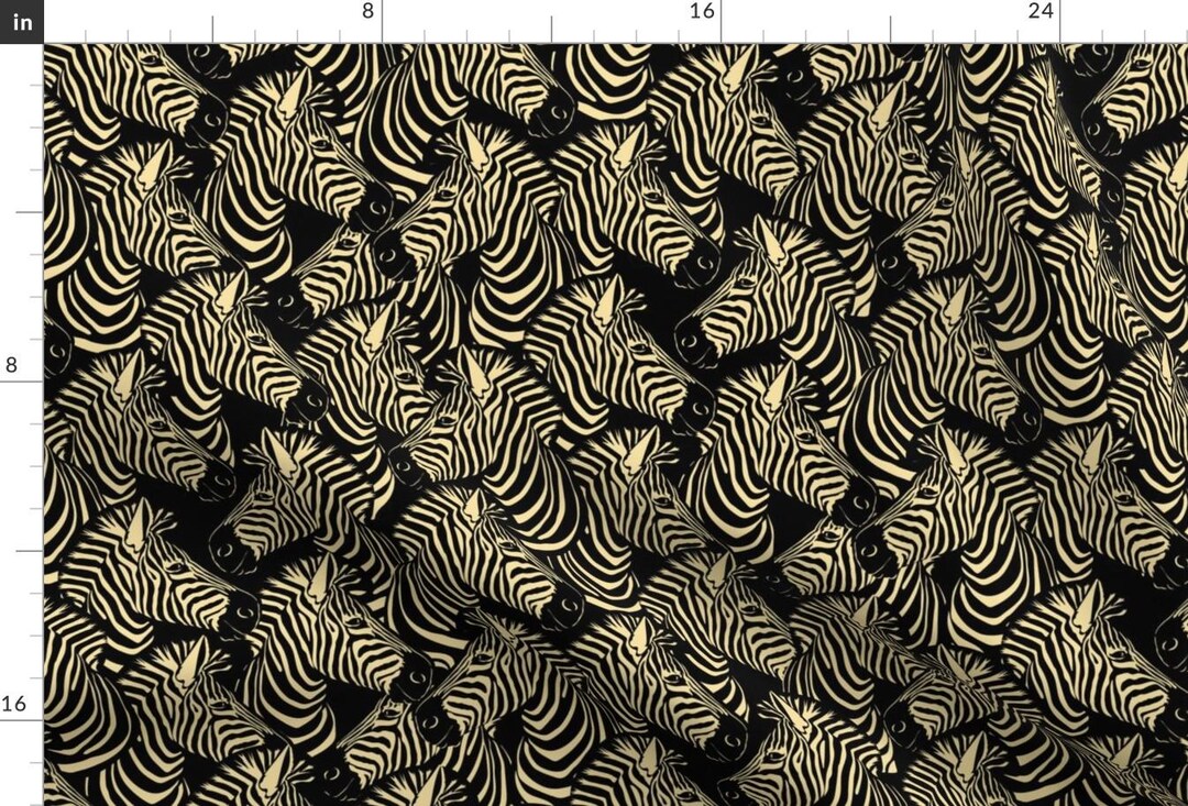 Mod Zebra Fabric - Zebra Gathering by Dearchickie - Zebra African ...