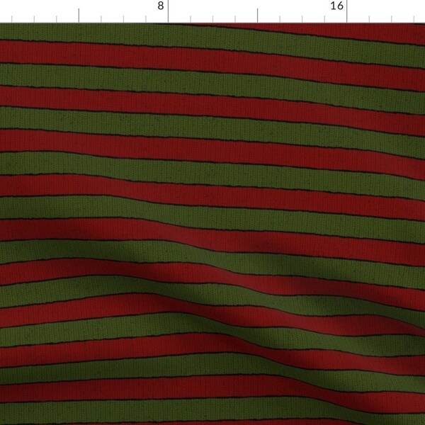 Red Striped Fabric - Etsy