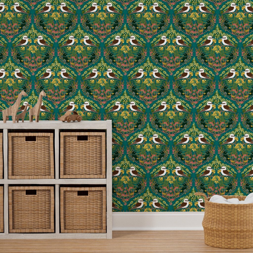 Moroccan Bird Wallpaper Royal National Park Sydney by - Etsy