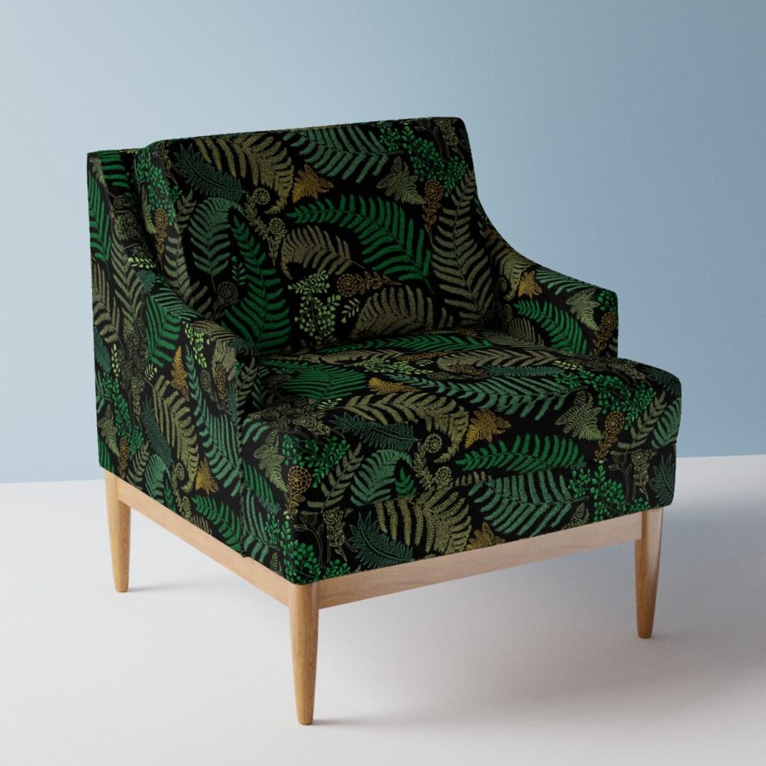 Fiddle Fern Upholstery Fabric- Hapu'u Fiddle Fern by Hnldesigns ...