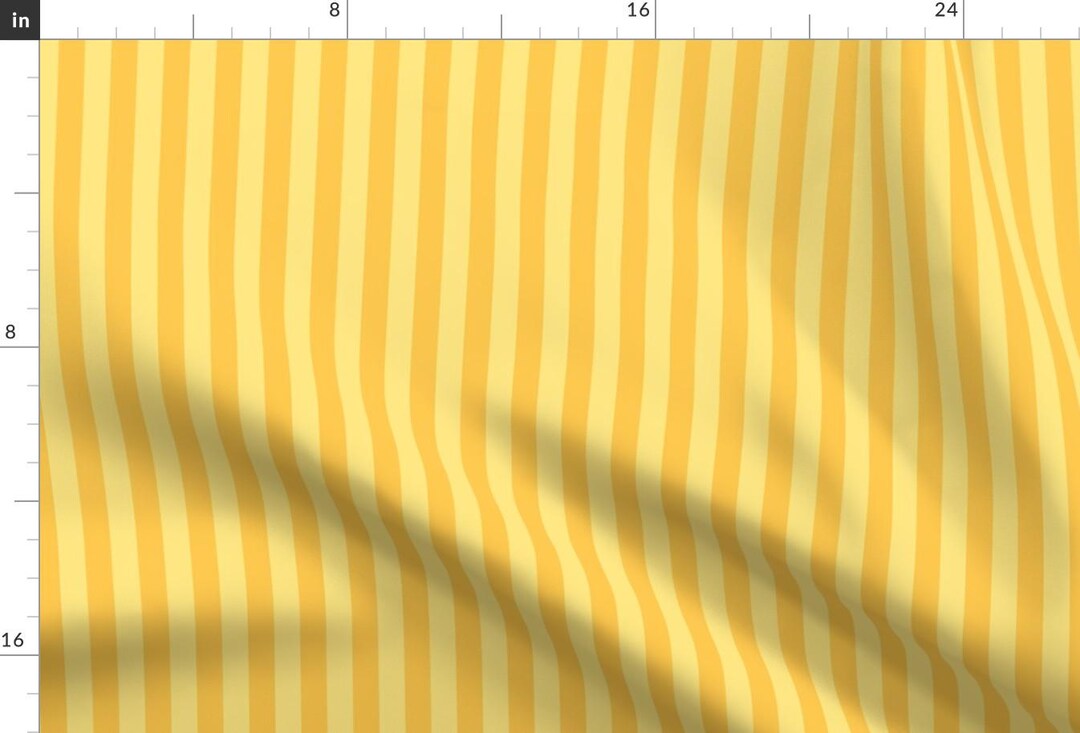 Easter Fabric - Yellow Stripes by Suziedesign - Easter Vertical Yellow ...