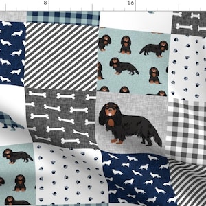 Cavalier King Charles Fabric - Cavalier King Charles Spaniel Pet ...