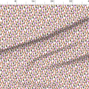 Lipstick Fabric Lots of Lipsticks by Micklyn Watercolor | Etsy
