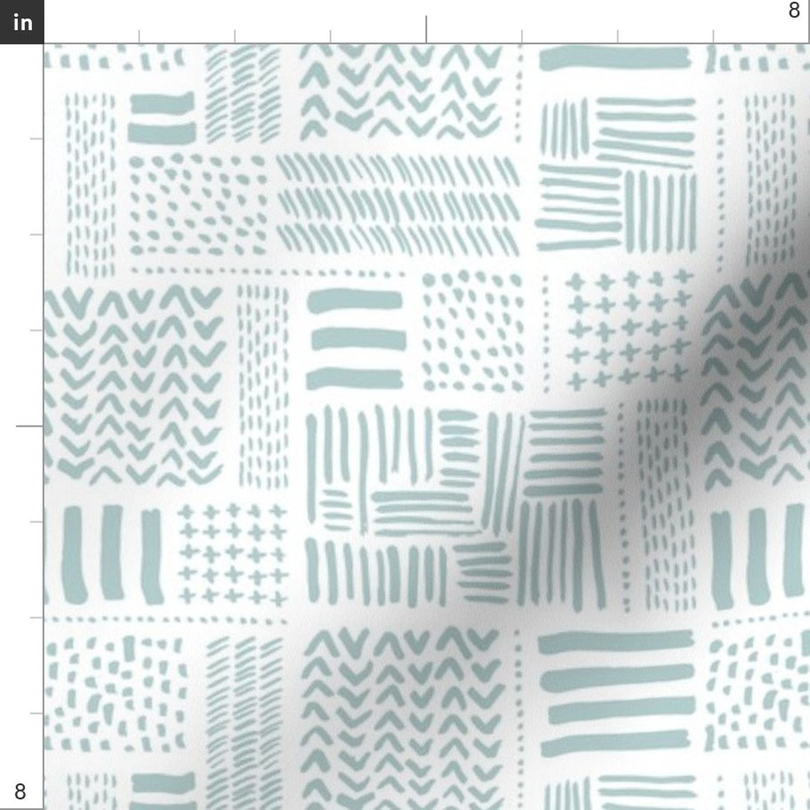 Geometric Fabric Modern Minimal Patchwork Geometric Doodle - Etsy