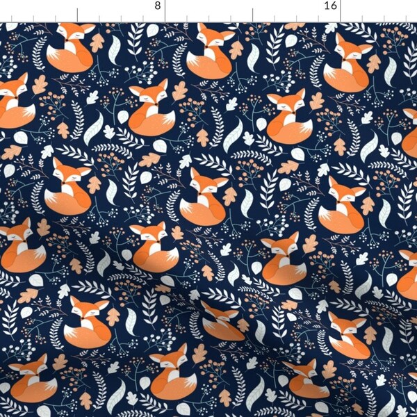Fox Fabric - Etsy